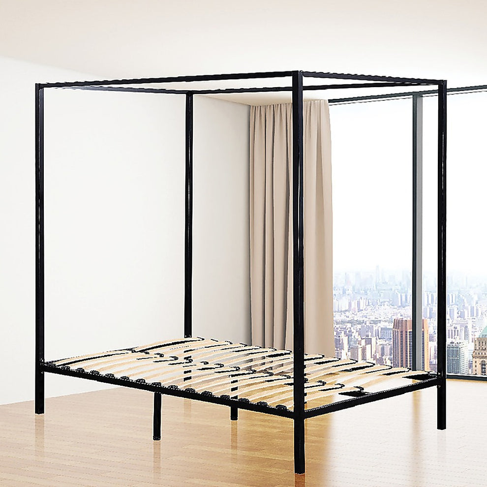 4 Four Poster Queen Bed Frame – Goods Australia